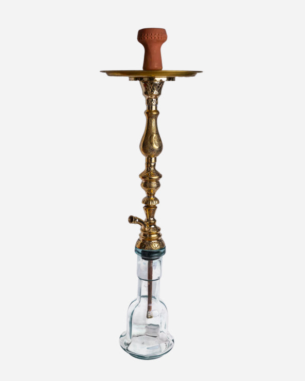 Traditionelle Shisha kaufen – Elmas 639 aus Messing | Elmas Originale ...
